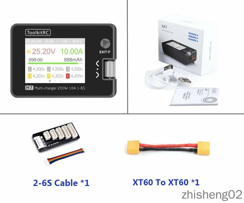 Устройство универсальное ToolkitRC M7 with XT60 2-6S