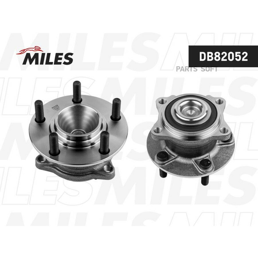 MILES DB82052 Ступица с подшипником MITSUBISHI OUTLANDER XL II/PEUGEOT 4007/C-CROSSER (EP) 06- зад. FWD ()
