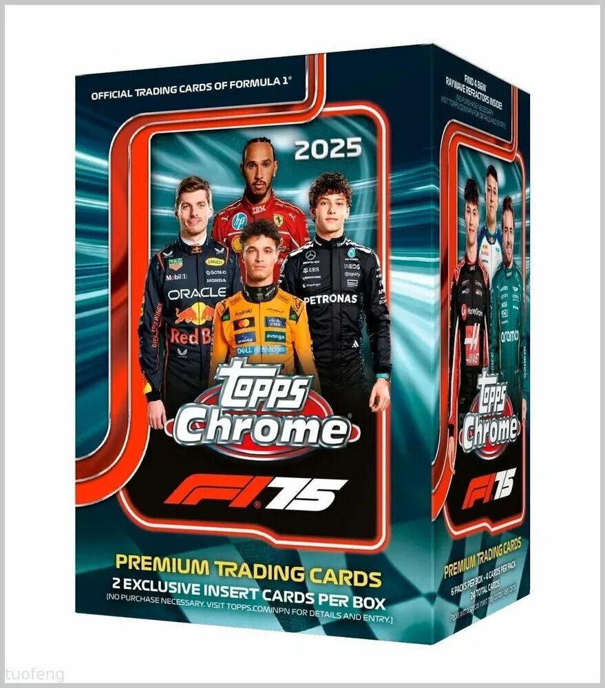 Topps Chrome 2025 Formula 1 Value Box Карточка водителя