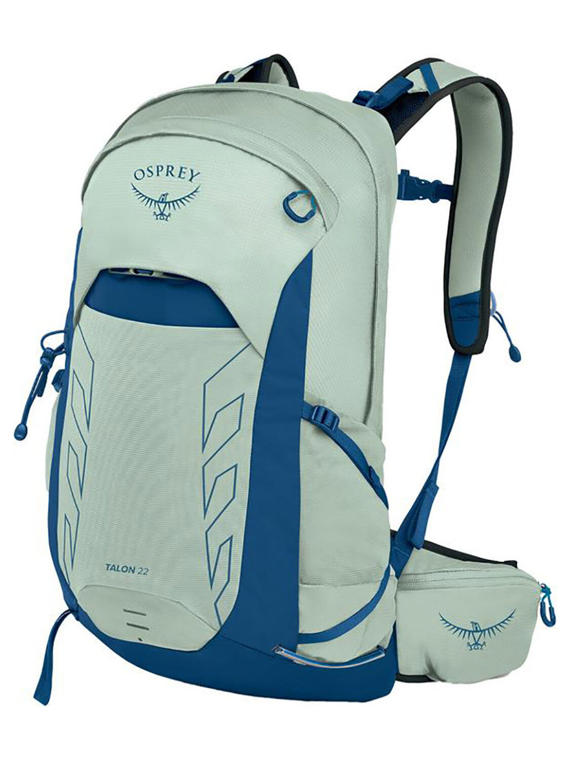 Рюкзак Osprey Talon 22 Frosty Mint Green Night Shift 2026 зеленый, для мужчин