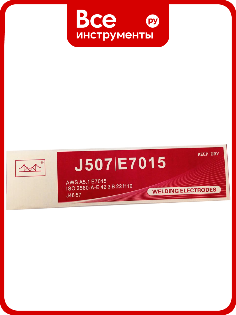 Электроды с покрытием J507/E7015 GOLDEN BRIDGE 223, для защитного и декоративного наплавления углеродистых сталей