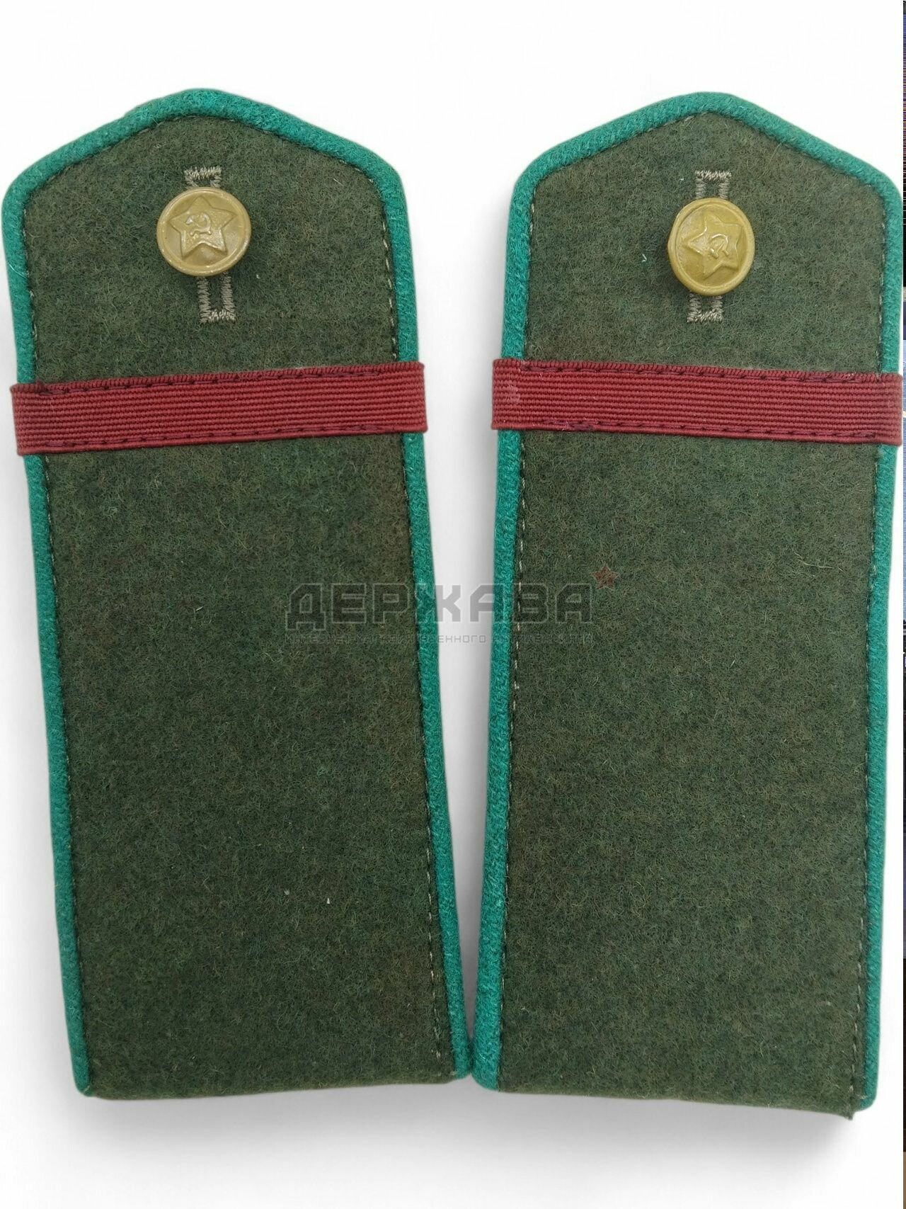 Погоны полевые, ефрейтор погранвойск НКВД, (РККА) СССР обр. 1943г.
