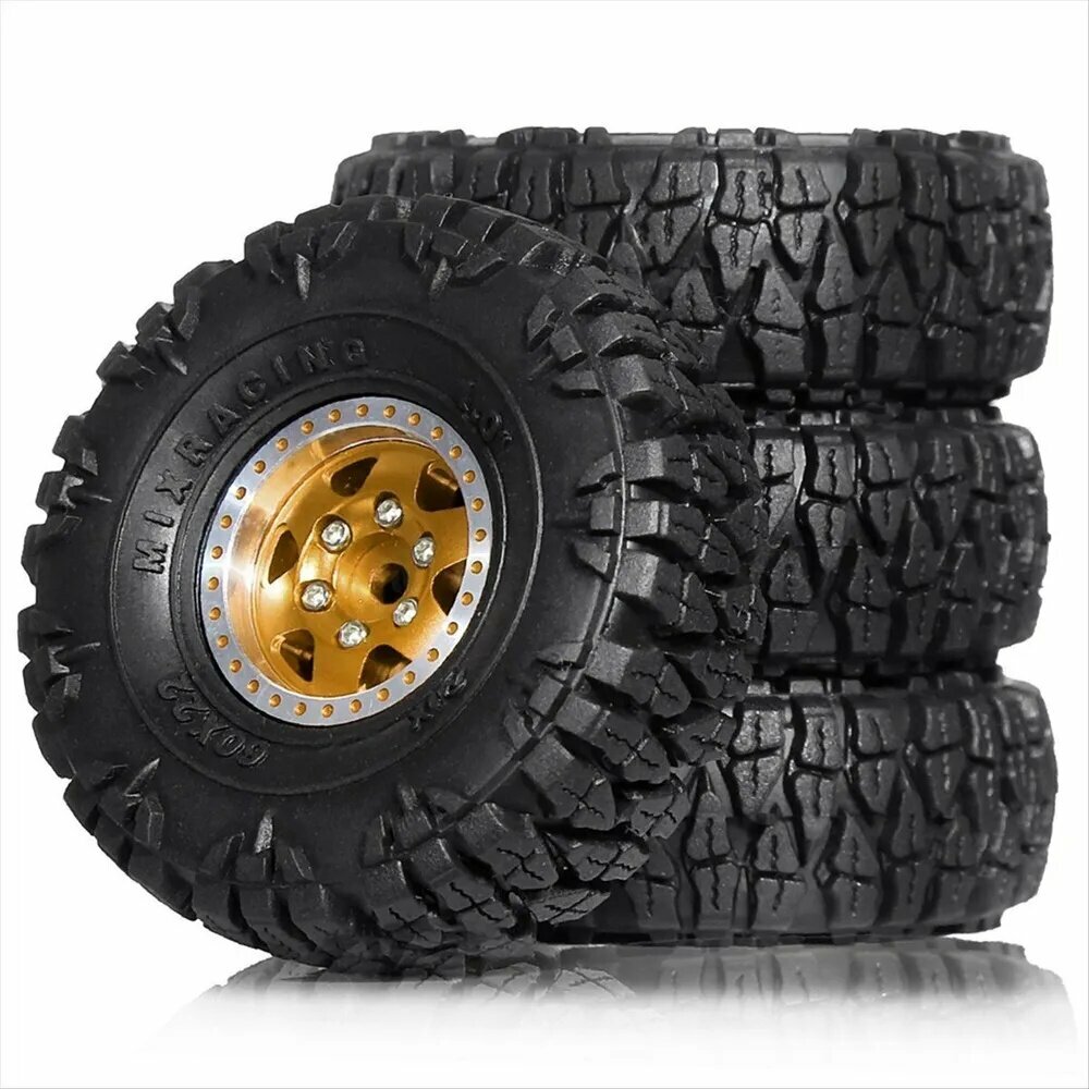 Комплект Шин Для Гусеничной Машины 1/24 RC FMS FCX24M TRX4M SCX24, Деталь Для Модернизации