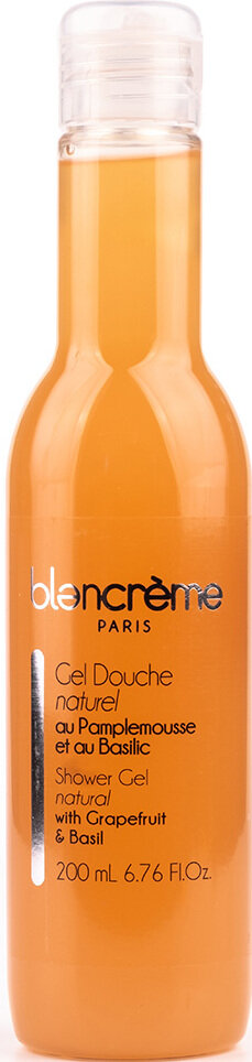 Blancreme Гель для душа "Грейпфрут & Базилик" 200 мл Shower Gel Natural With Grapefruit & Basil 200 30 шт.