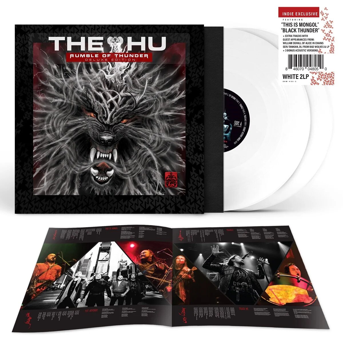 Виниловая пластинка Hu / Rumble of thunder (solid white) (2LP)