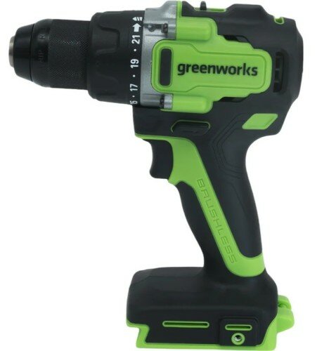 Дрель-шуруповерт аккумуляторная GREENWORKS GD24DD90 24V, АКБ 4Ач и ЗУ 3707507CUB