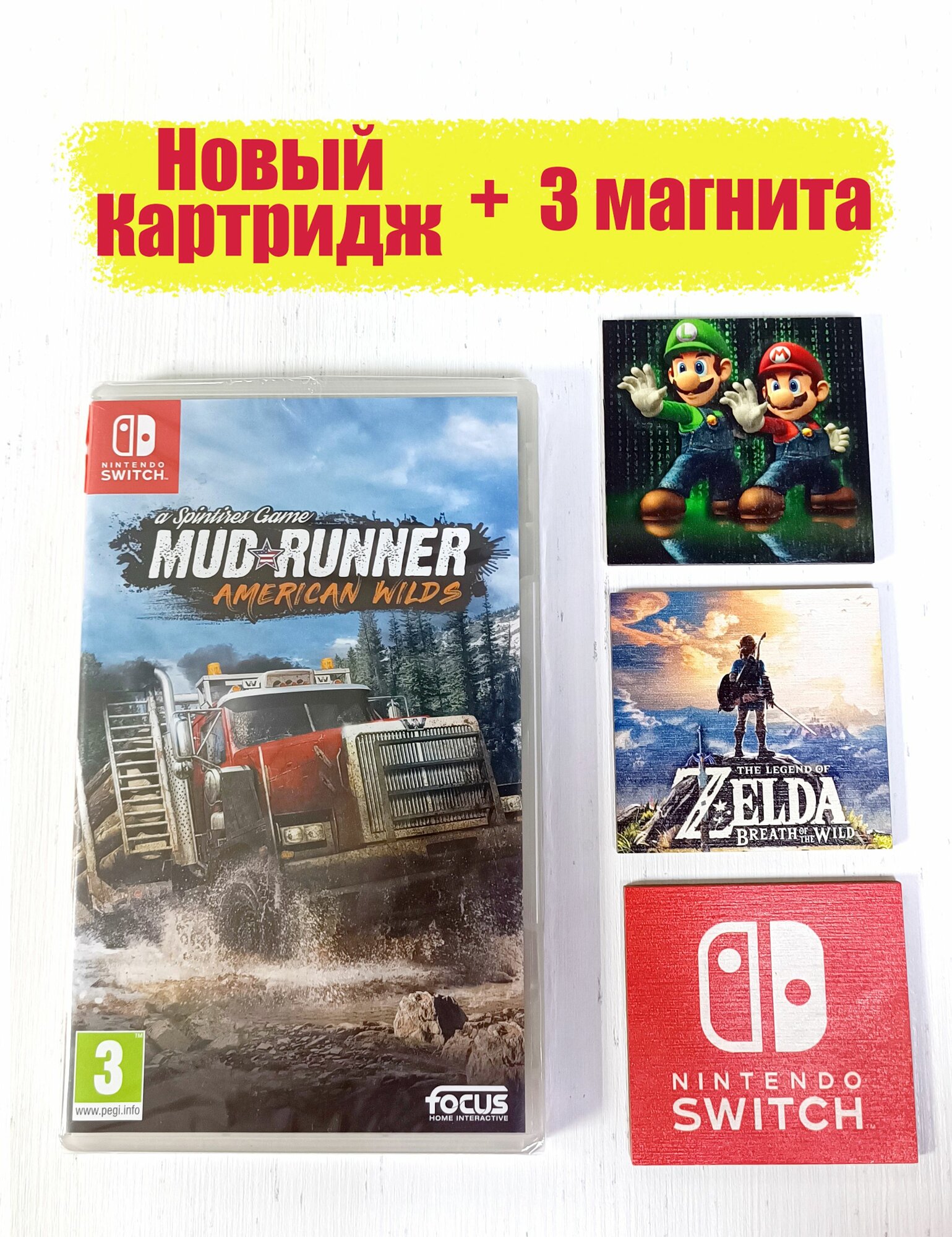 Игра Nin MudRunner American Wilds Magnet Edition