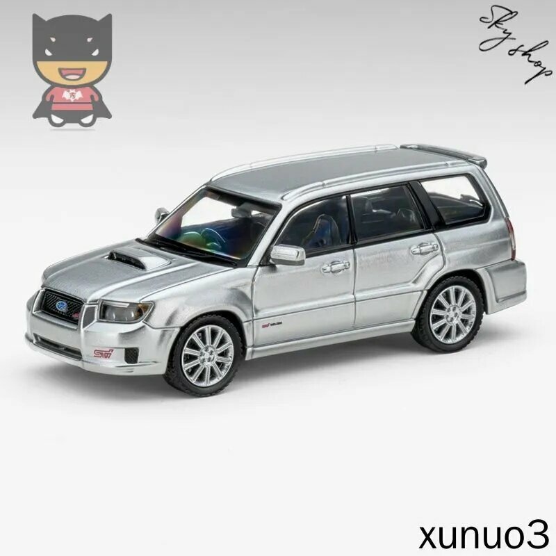 Машинка Fiberrun 1:64 Subaru Forester Silver модельки машин металлические