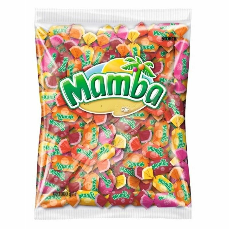 Mamba Конфеты жевательные Ассорти, 1 кг