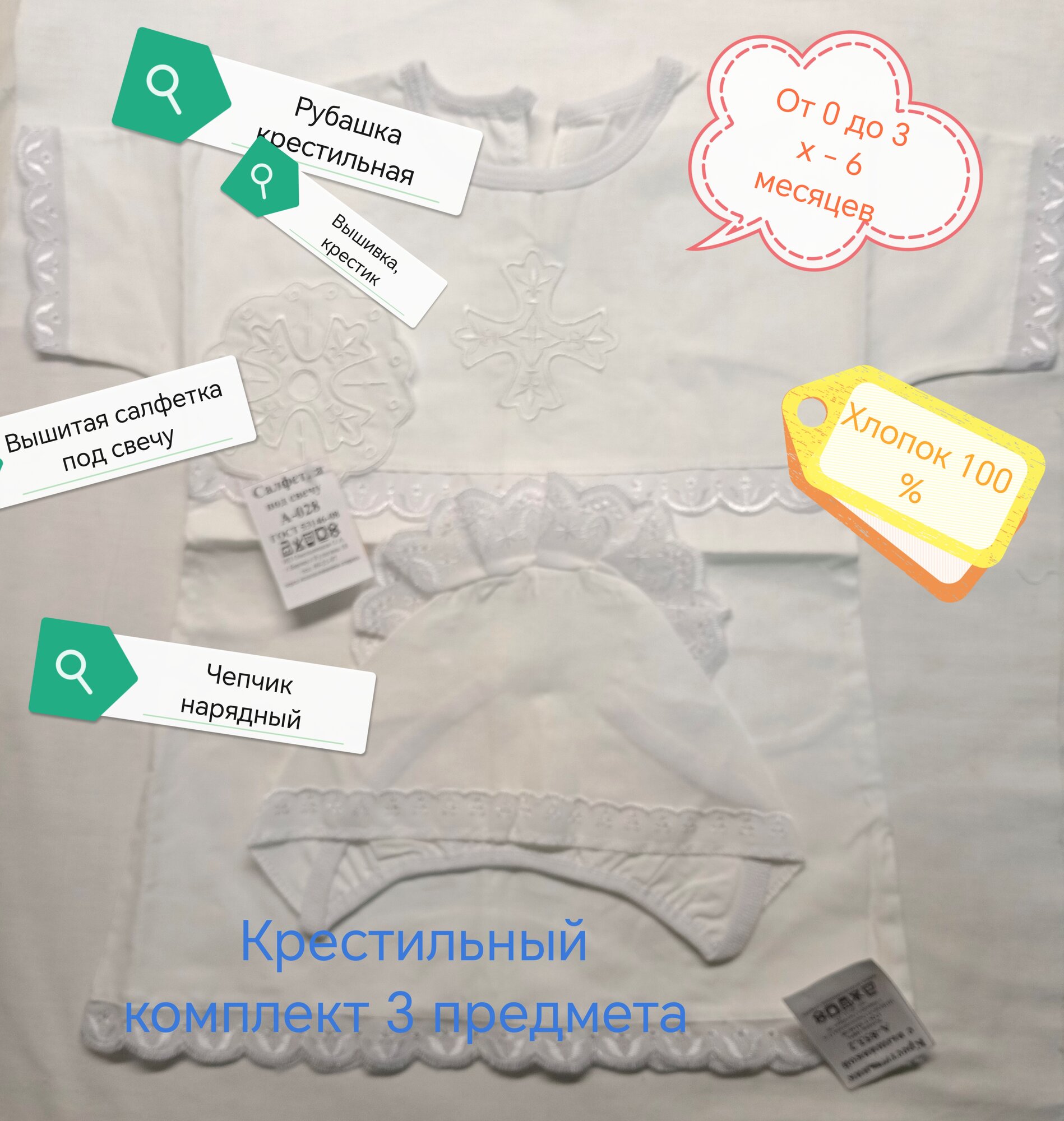 Комплект крестильный