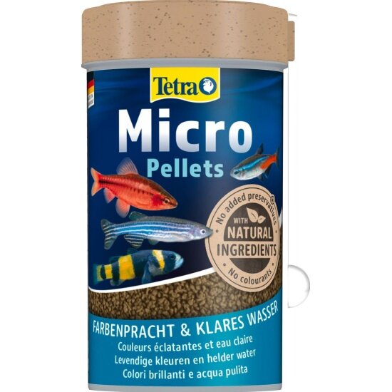 Корм Tetra для мелких видов рыб Micro Pellets 100 мл