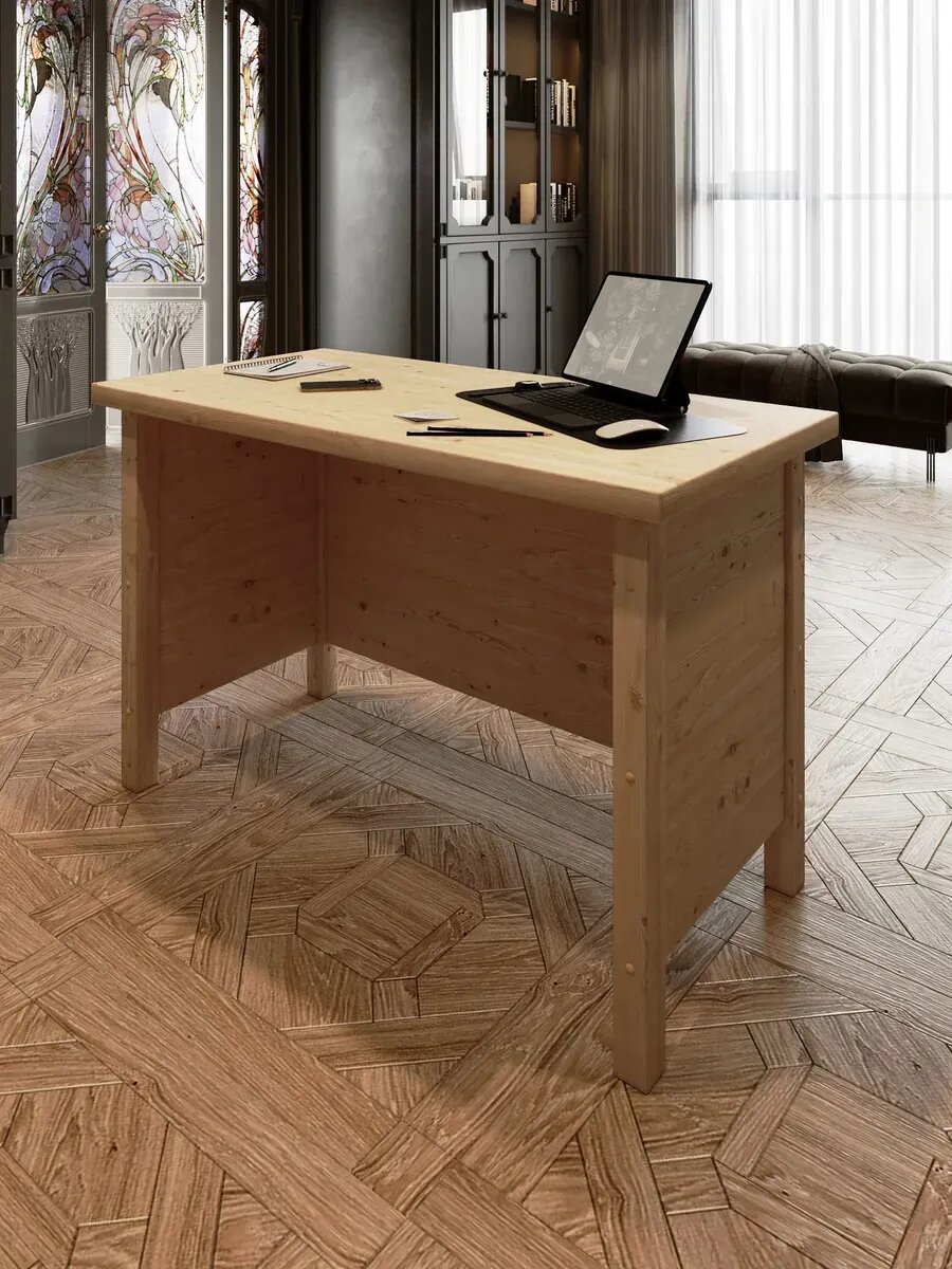 Стол руководительский Классика, без покраски, 110х60х75 см