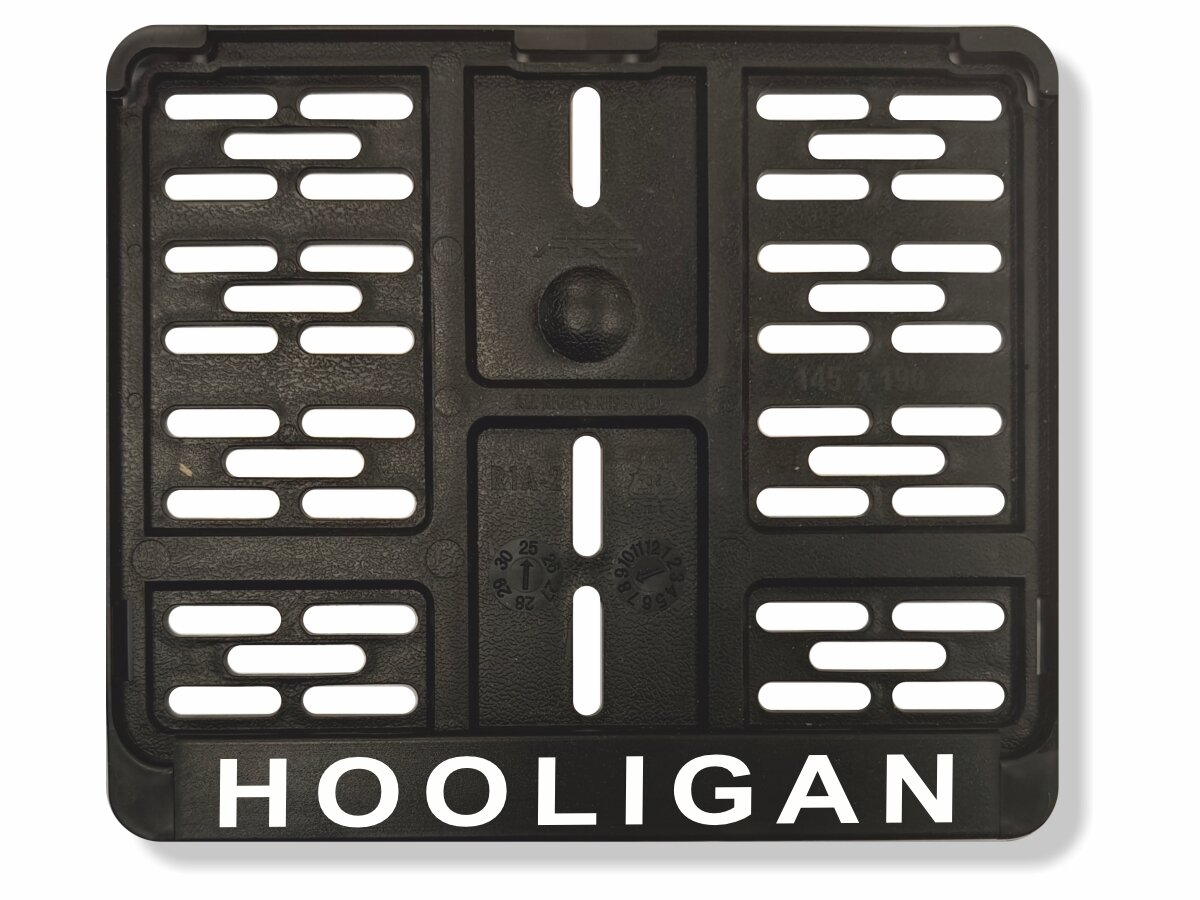 Рамка для номера мотоцикла R1A-2 "HOOLIGAN", Арт рэйсинг