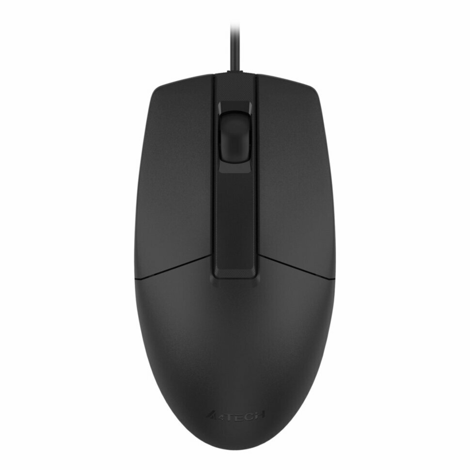 Мышь проводная A4TECH OP-330, USB, 2 кнопки + 1 колесо-кнопка, оптическая, черная, 1530236, 513922