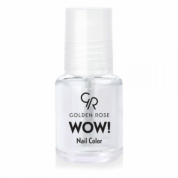Golden Rose Лак для ногтей Wow! Nail Color, Clear прозрачный