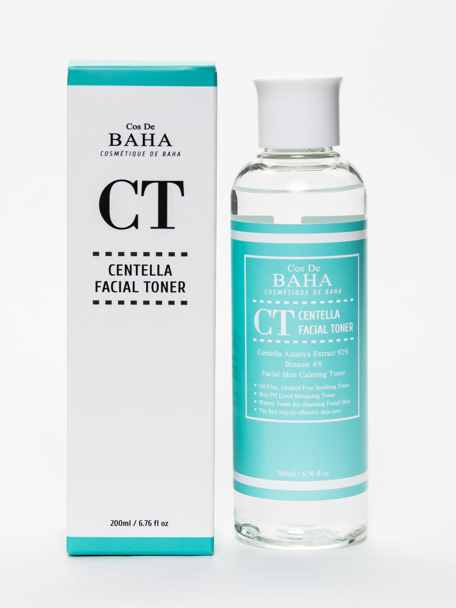 Восстанавливающий тонер с центеллой Cos De Baha CT Centella Facial Toner, 200 мл