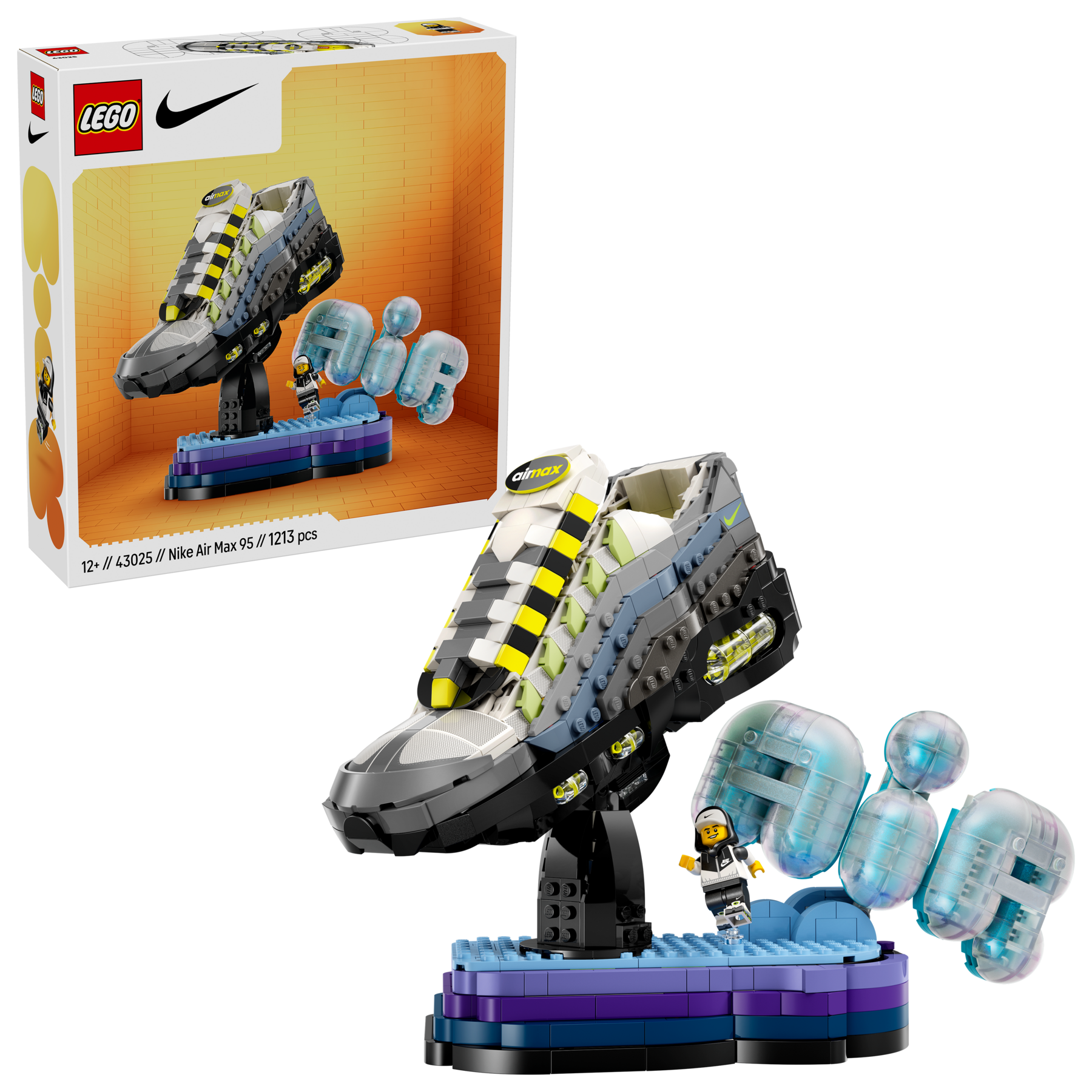 Конструктор LEGO Nike Air Max 95 43025, 1213 деталей, от 12 лет