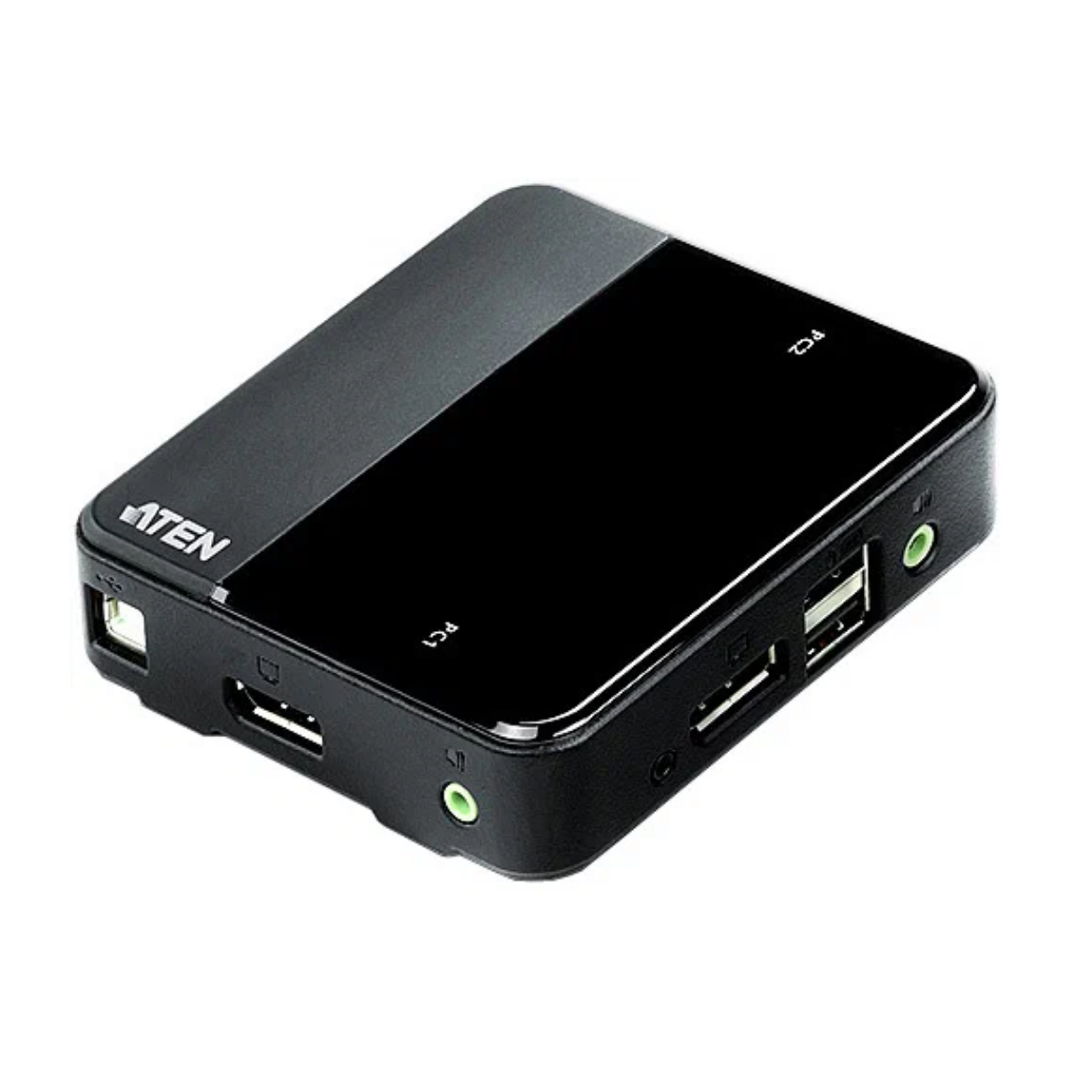 Переключатель KVM-коммутатор Aten CS782DP-AT серый, 4096 × 2160 (4K DCI) при 60 Гц
