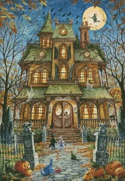Схема для вышивки крестом HAED Trick or Treat/Сладость или гадость