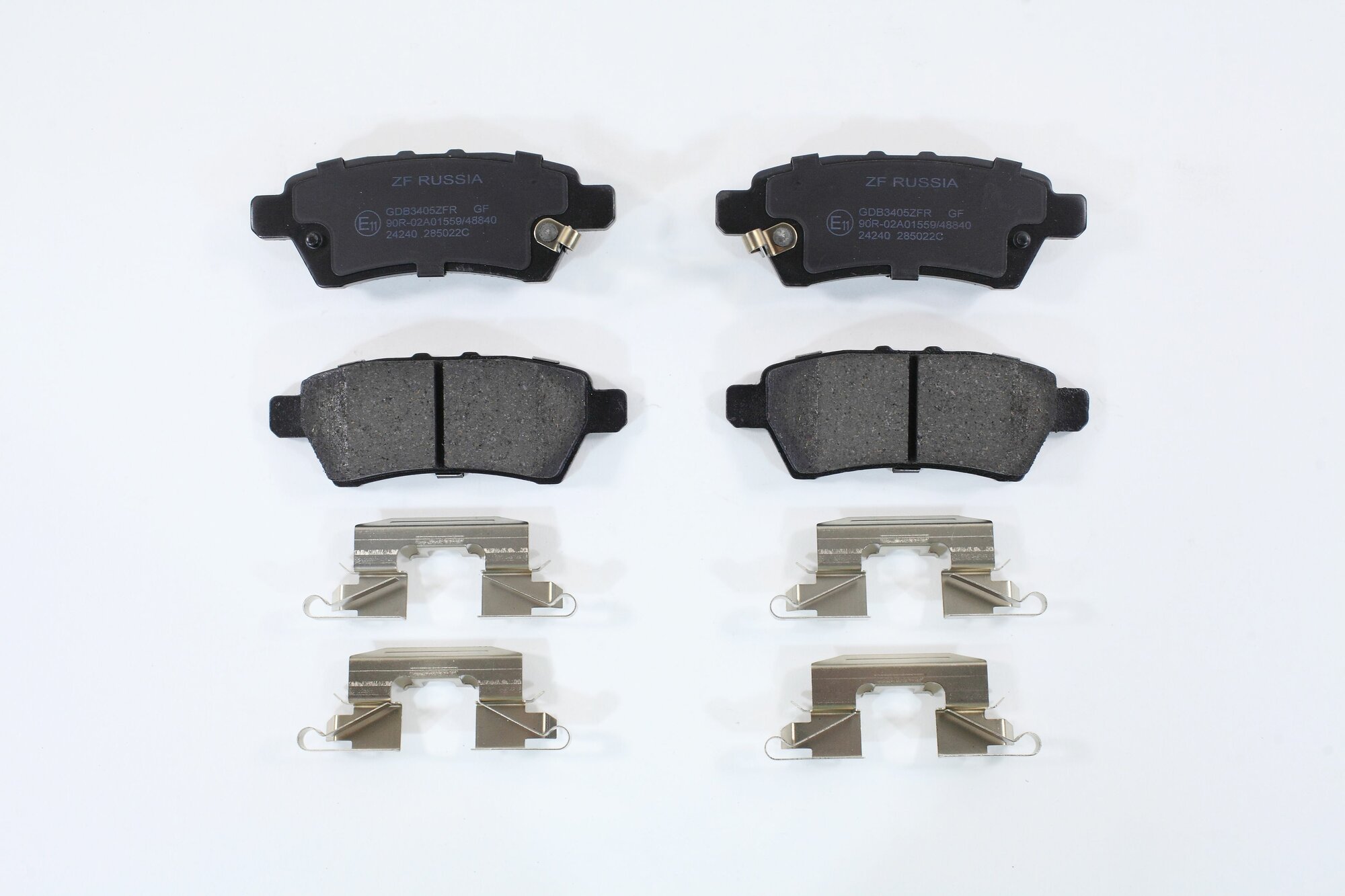 Колодки задние для NISSAN PATHFINDER 05- NAVARA 05- ZF Russia GDB3405 ZFR