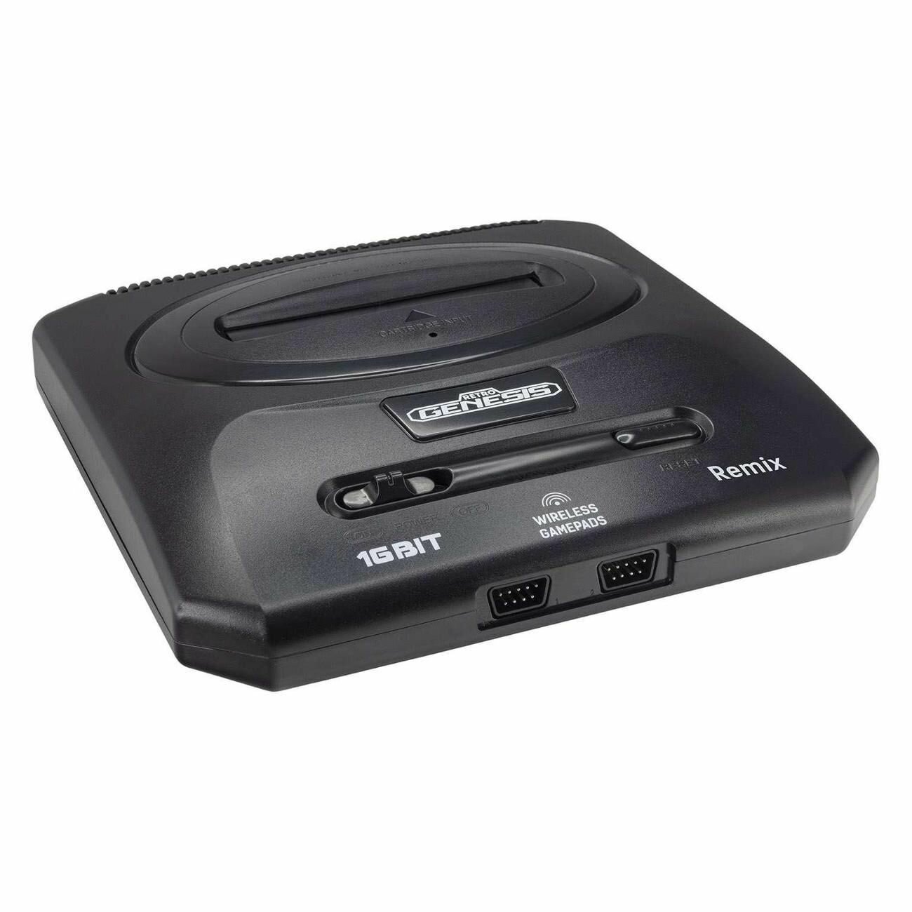 Игровая приставка Retro Genesis Remix Wireless (8+16Bit) + 600 игр (AV кабель, 2 беспроводных джойстика)