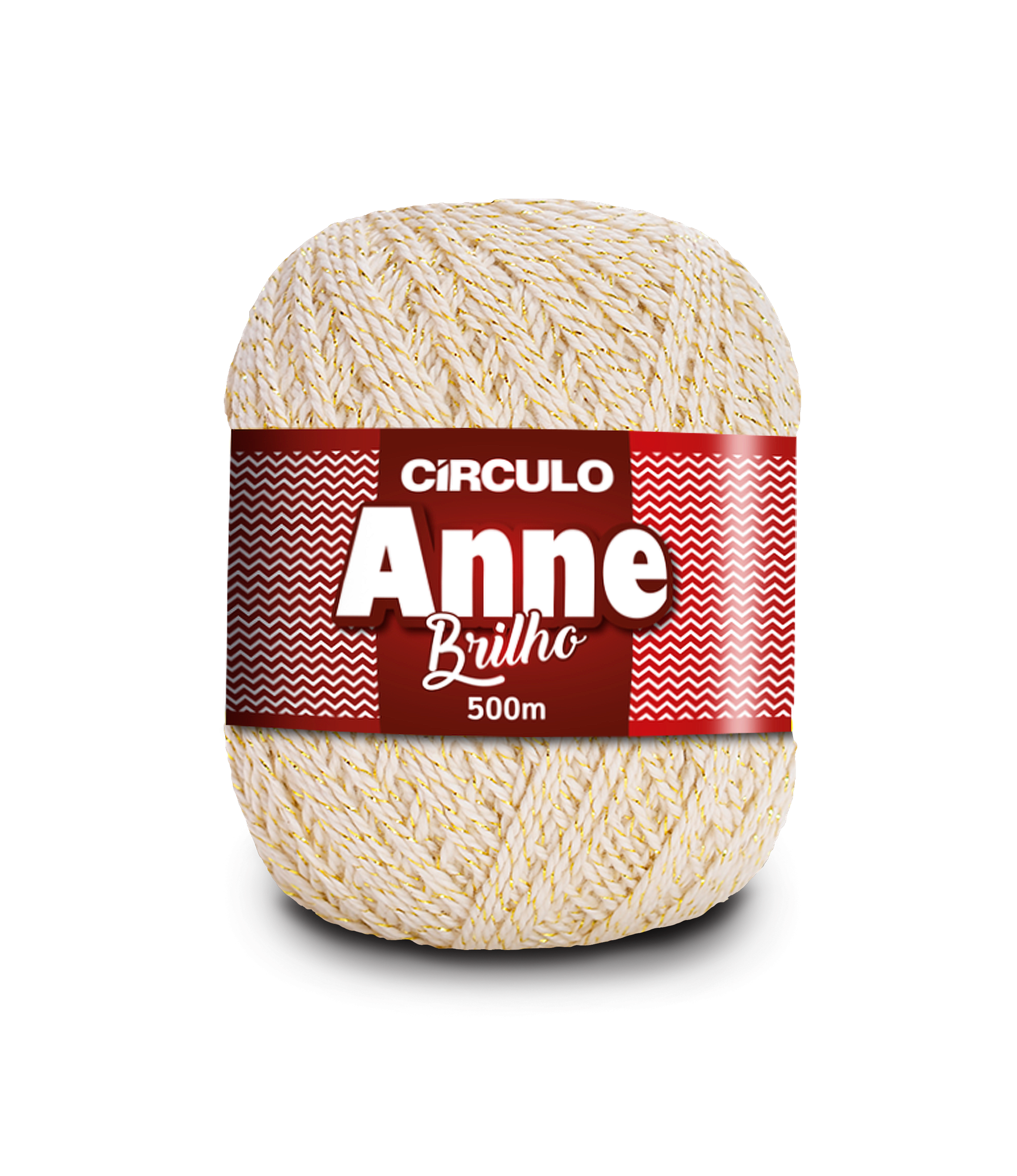 Пряжа CiRCULO ANNE SPARKLE (BRILHO), 96% мерсеризованный хлопок, 4% метал, 150гр. 500м, цвет 20