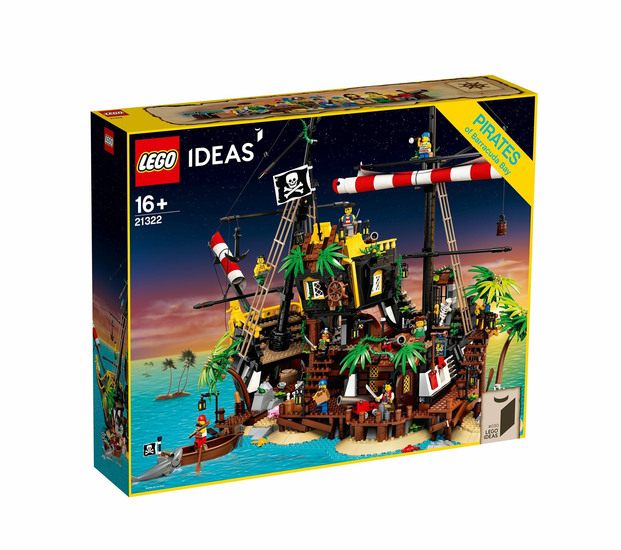 Конструктор LEGO Ideas 21322 Пираты Залива Барракуды, 2545 элементов