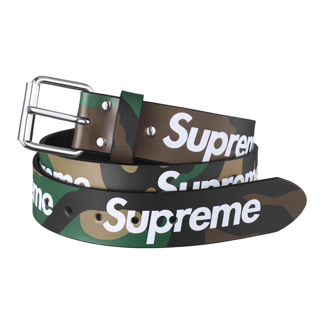 Supreme Ремни из коровьей кожи унисекс камуфляж M