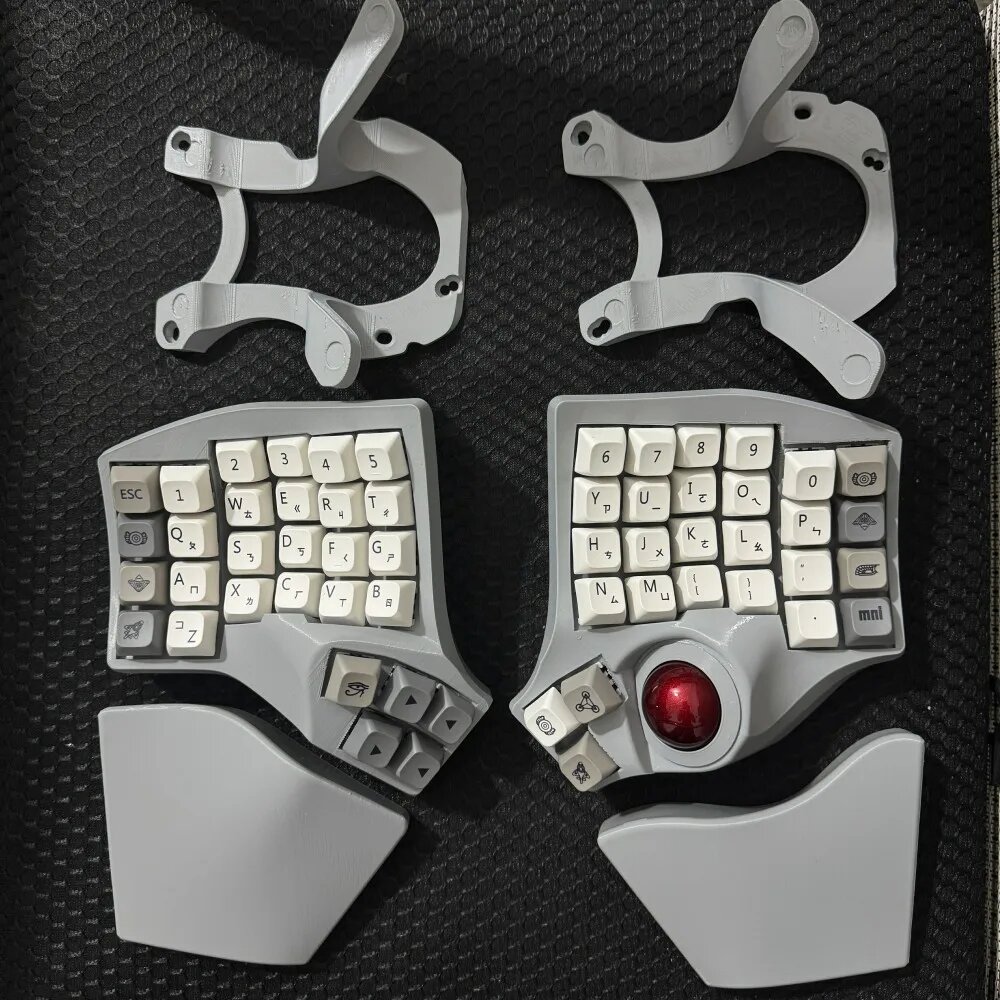 Charybdis MK2 Беспроводная Механическая Клавиатура Russian keycap, Wireless MK2 - L