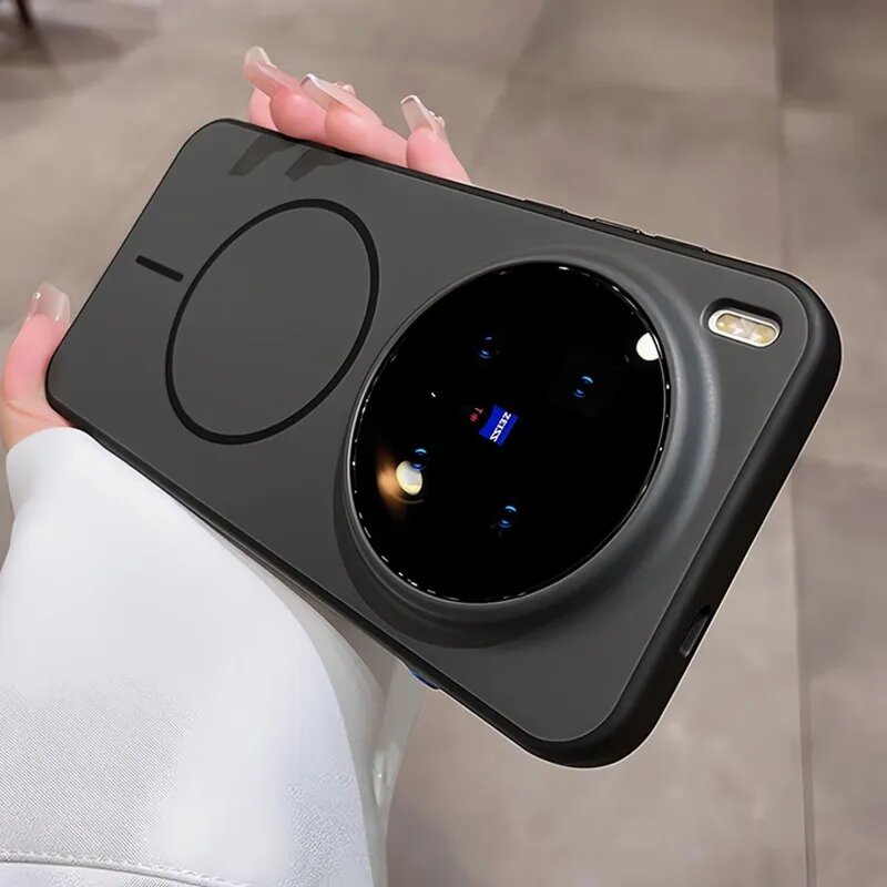 Черный чехол Vivo X300 Ultra Pro/X300s, акрил