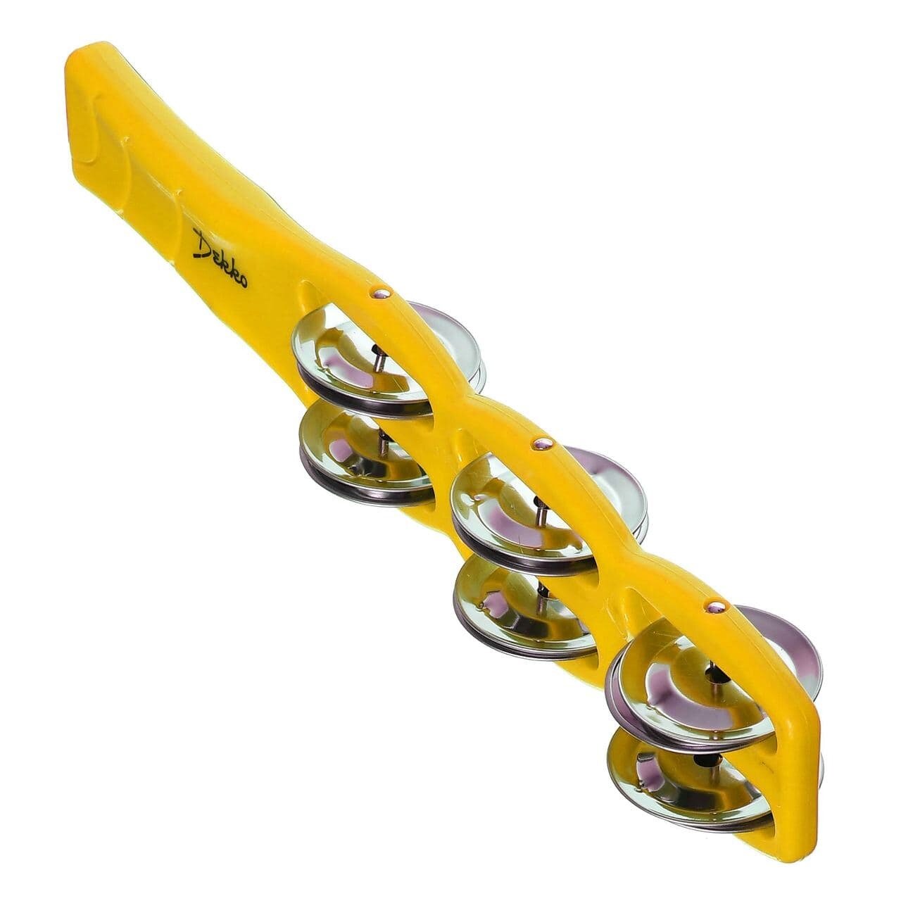 DEKKO G15-6A YW - Джингл-стик с тарелочками (Румба) желтый