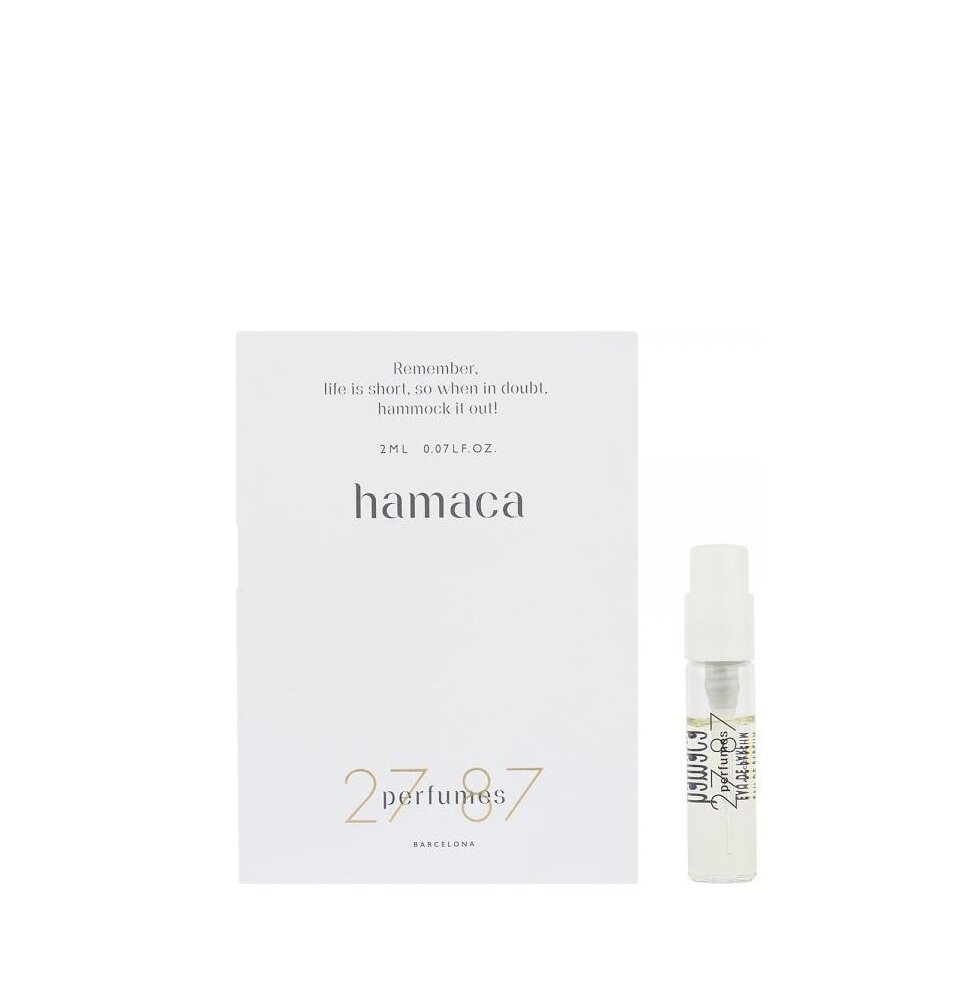 27 87 Perfumes Hamaca 7 мл парфюмерная вода унисекс, восточные, гурманские