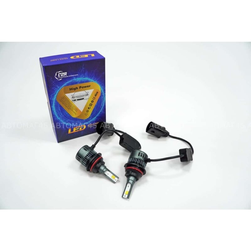 A6 чип СОВ LED 2шт HB5 (9007) 12В 20W 6000К 2400Lm гарантия 1мес
