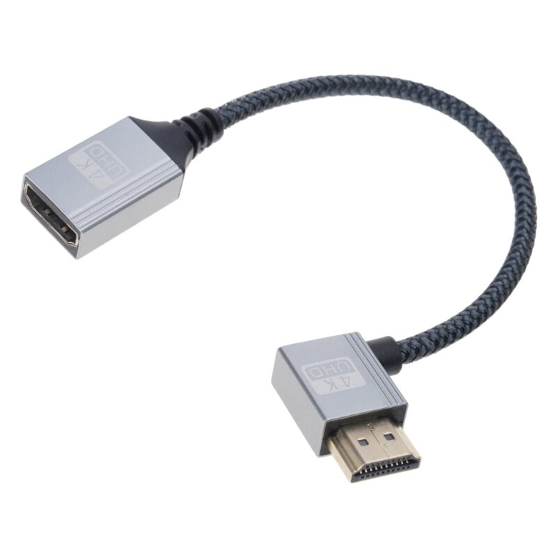 Удлинительный кабель HDMI от мужчины к женщине HD 4K-справа-металлический, 60 Гц