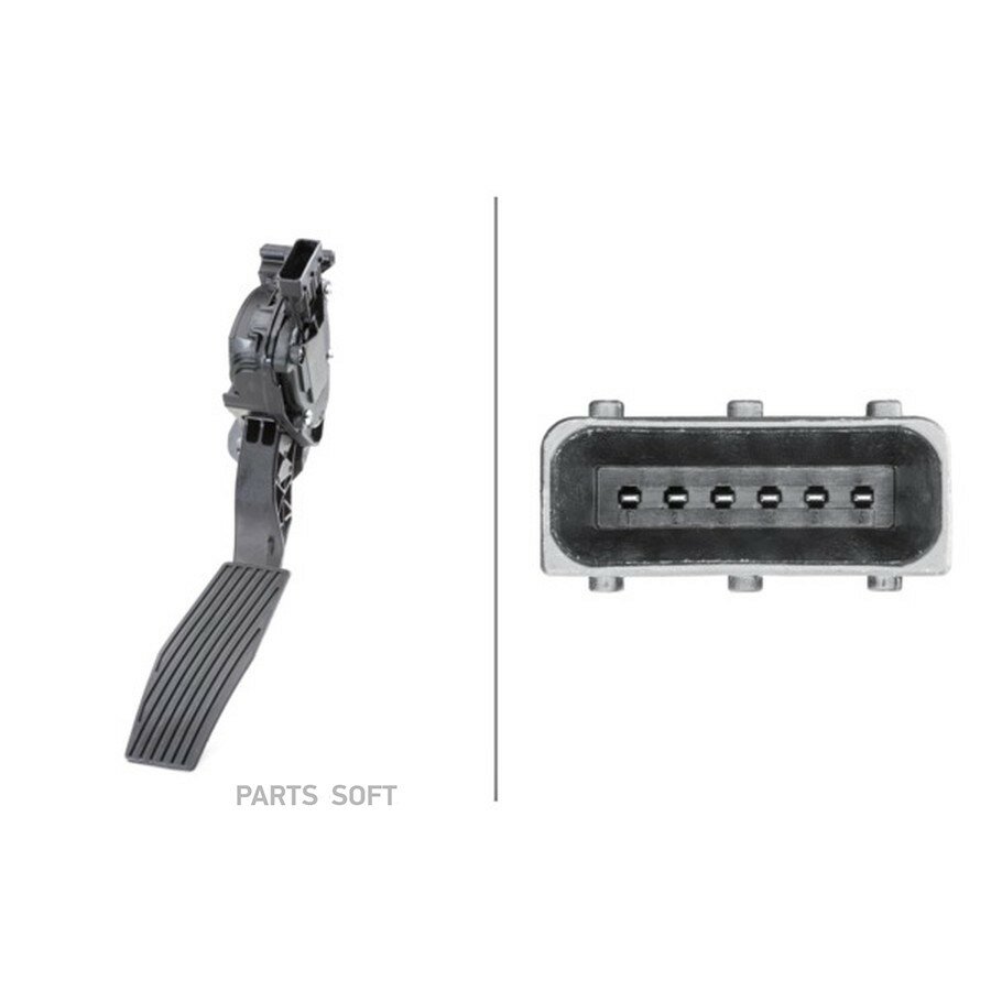 HELLA педаль ГА от официального дистрибьютора, BEHR-HELLA, артикул 6PV009765711