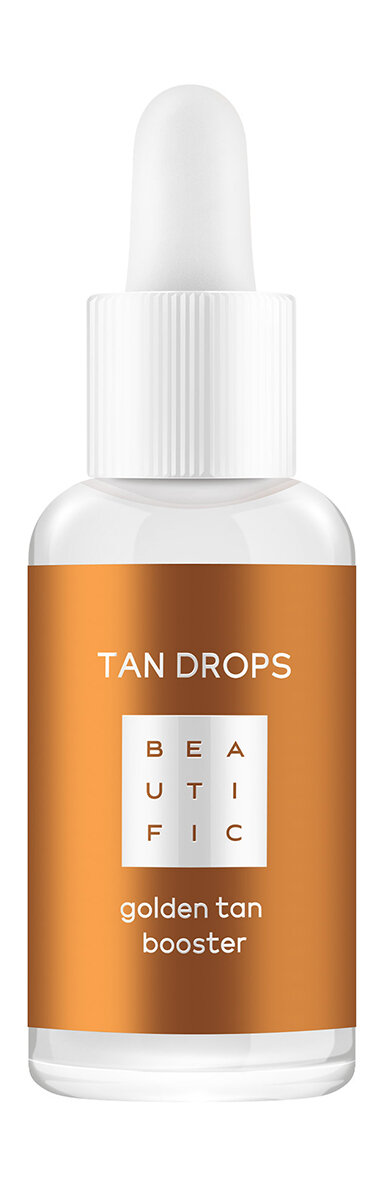 BEAUTIFIC Капли для лица c эффектом загара Tan Drops, 30 мл