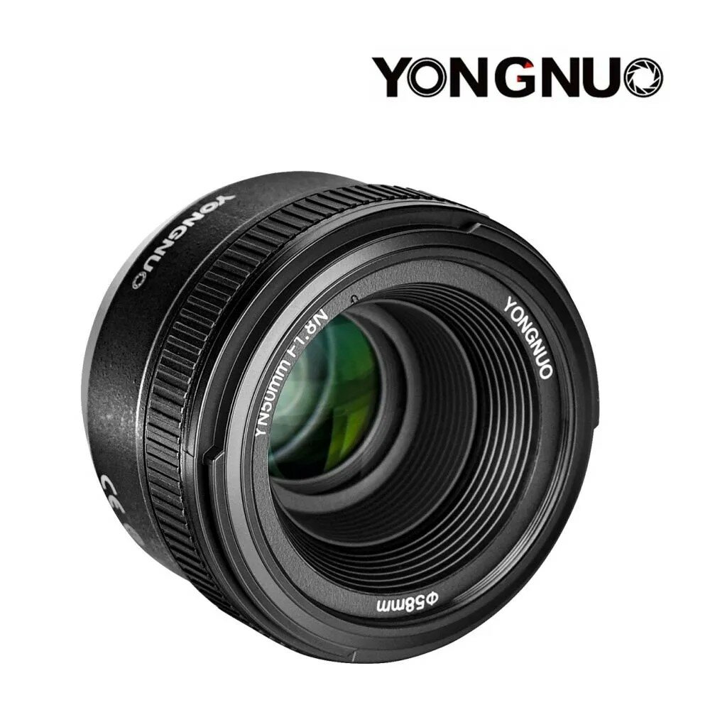 Объектив YONGNUO для Nikon YN50mm F1.8 Full Frame, F байонет