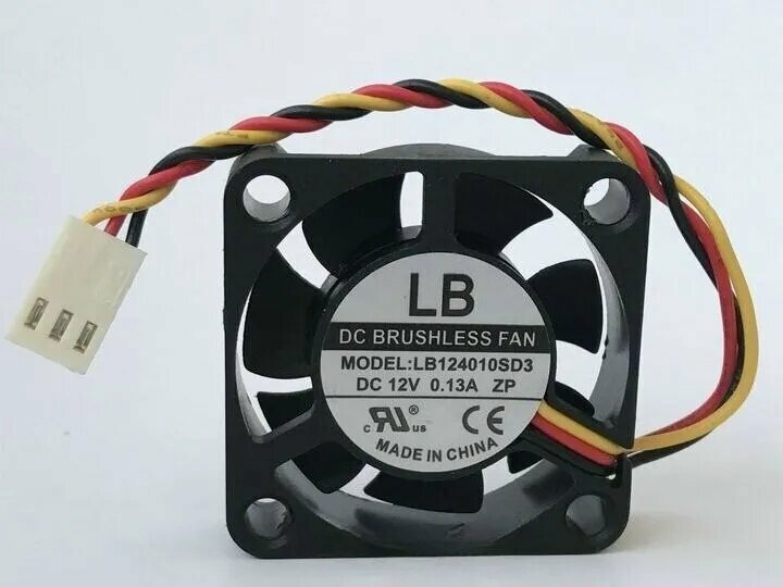 LB 4010 LB124010SD3 DC12V 0.13A ZP 40 * 10мм 4см, вентилятор -