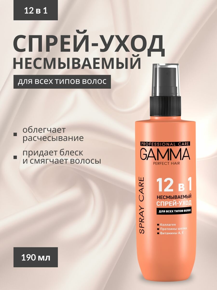 Свобода Спрей-уход для волос GAMMA Perfect Hair 12в1 190 мл