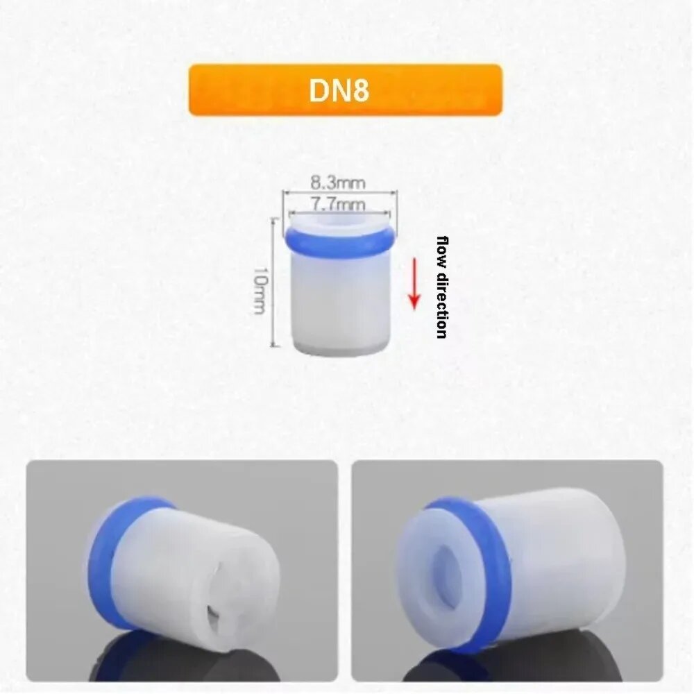 Пластиковый обратный клапан DN8