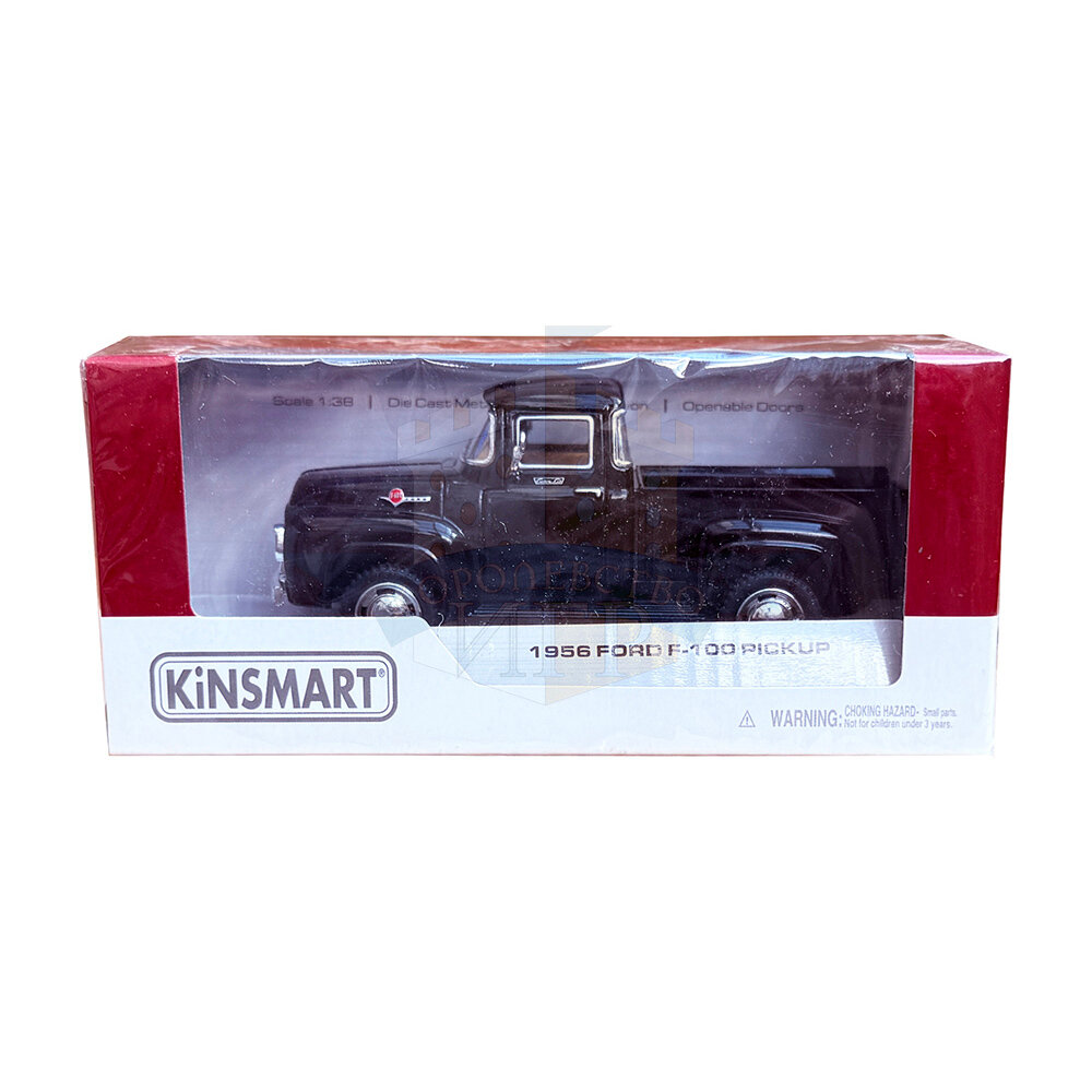 Машинка Kinsmart Ford F-100 Pickup 1956, 1:38, черный, арт. KT5385W/4