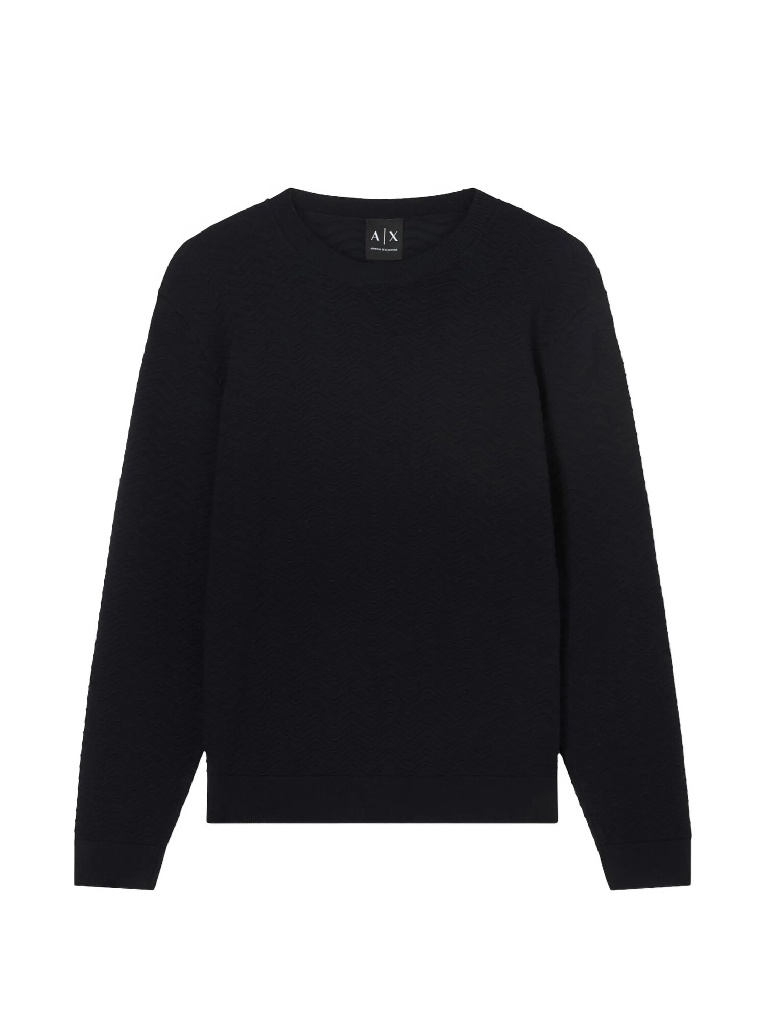 Свитер Armani Exchange Zigzag-knit sweater, размер S, , blue