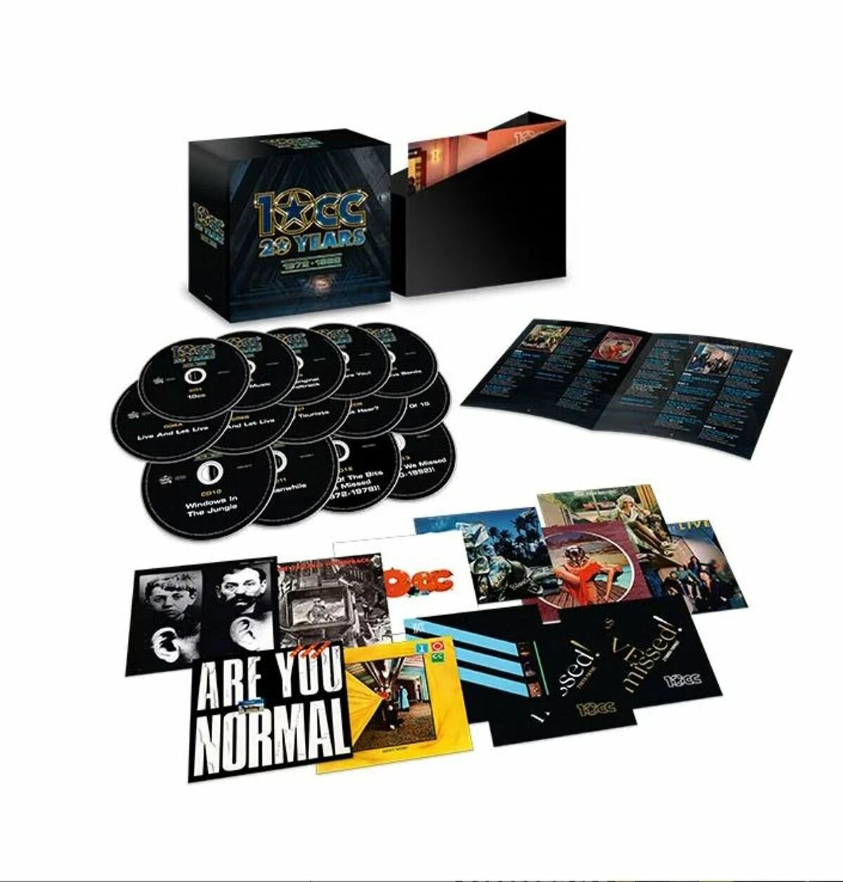 10 CC: 20 Years 1972-1992 (14CD), 2024, Edsel, Box Диск Музыкальный