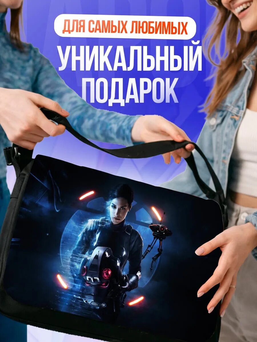 Сумка Киберпанк девушка — фото 1