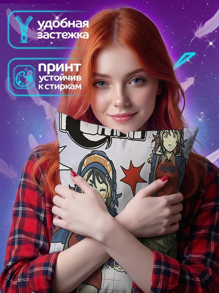 Подушка дакимакура Стиль Y2K девушка — фото 1