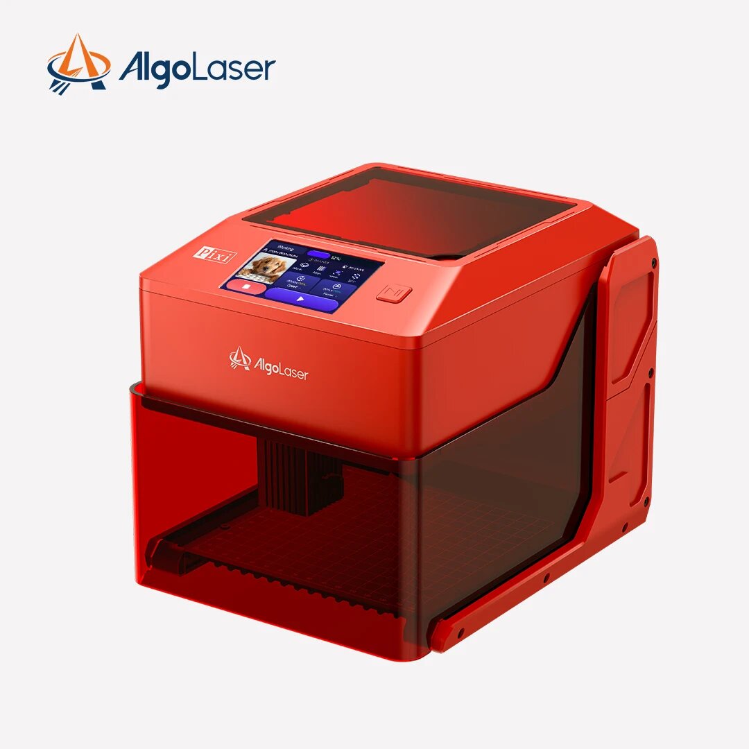 AlgoLaser Pixi Портативный лазерный гравировщик с роторным роликом Умная мини-лазерная гравировочная машина Инструменты Лазер класса 1 Полностью закрытый