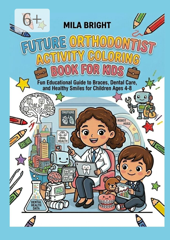 Future Orthodontist Activity Coloring Book for Kids
