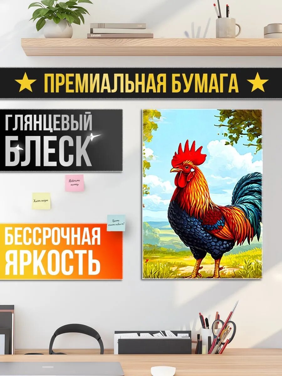 Постер на стену Петушок — фото 1