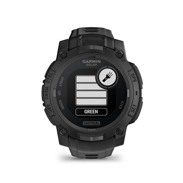 Умные часы Garmin Instinct 3 45 mm Solar Tactical Black with Black Band