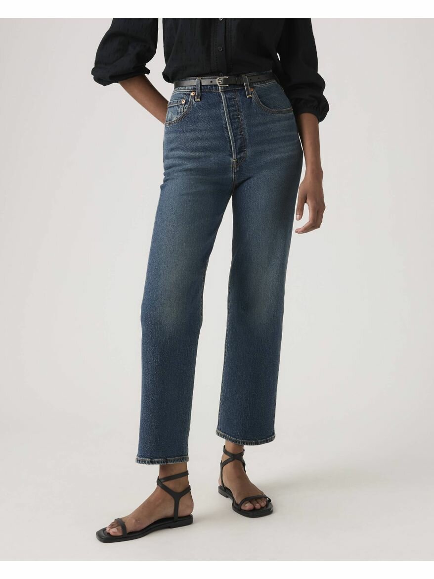 Джинсы Women Ribcage Straight Ankle Jeans 
